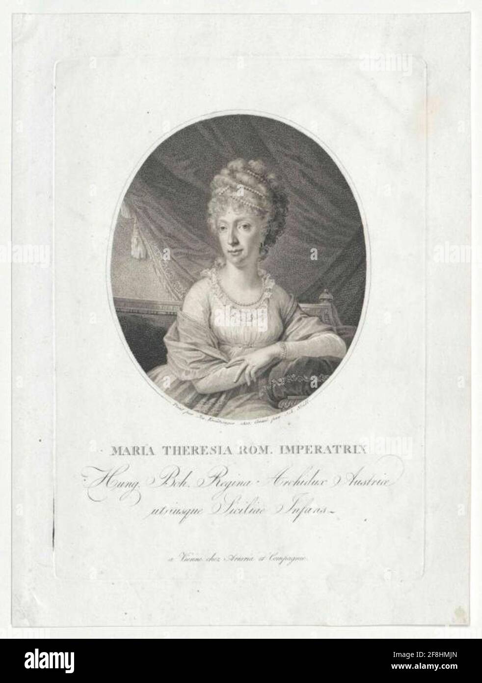 Maria Theresia, Princess of Naples Sicily Stock Photo - Alamy