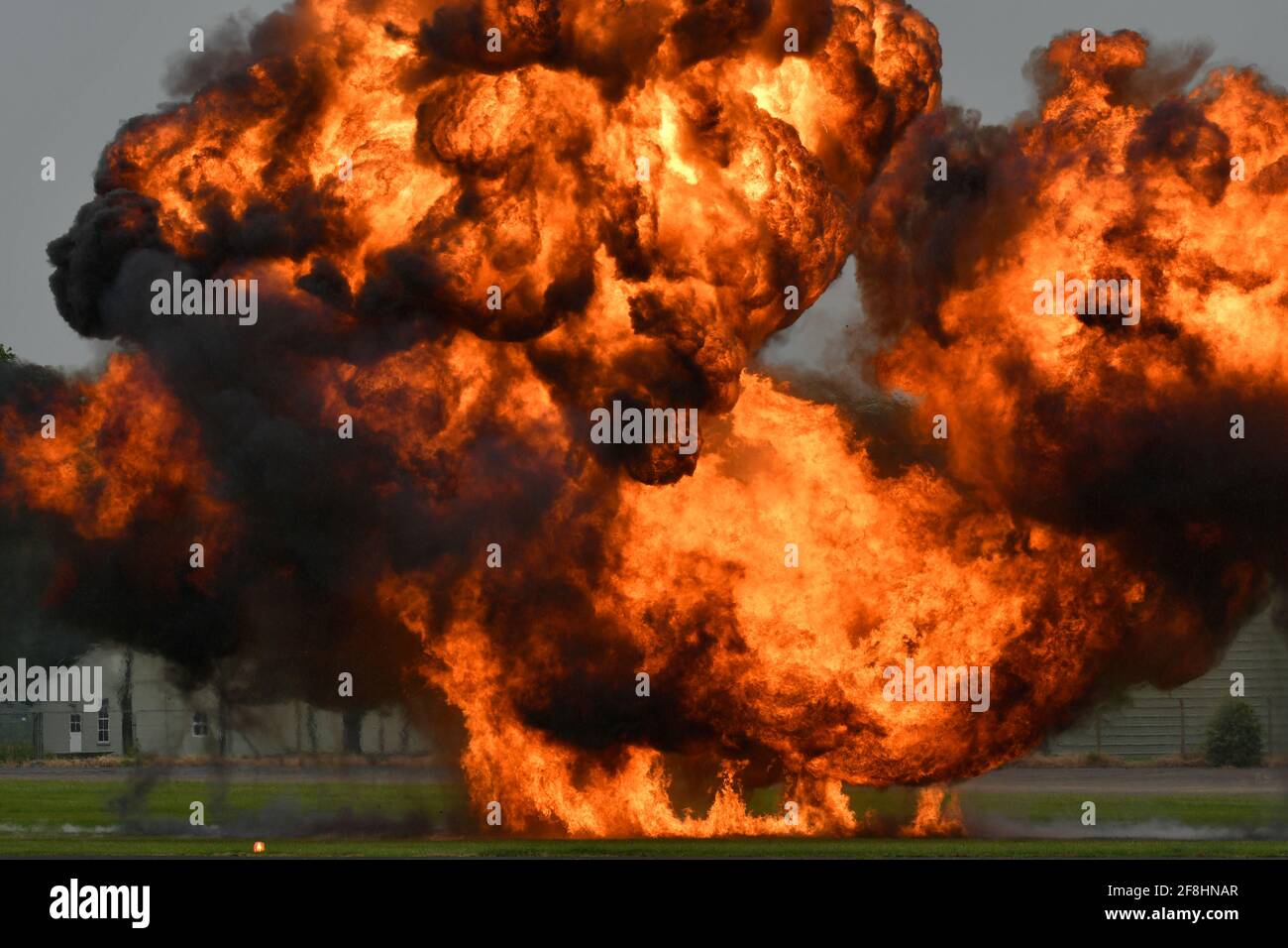 Explosion at Biggin Hill Stock Photo - Alamy