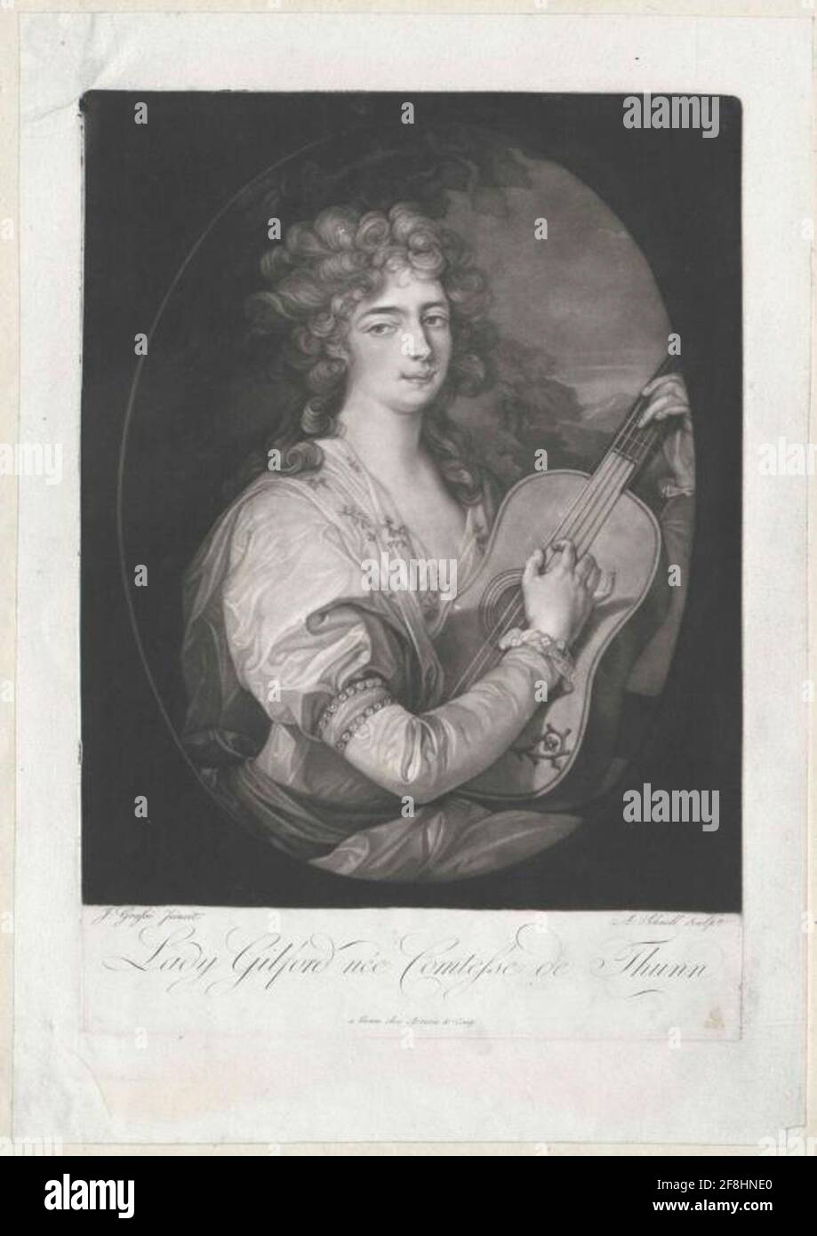 Thun and Hohenstein, Maria Karoline Countess of Stock Photo - Alamy