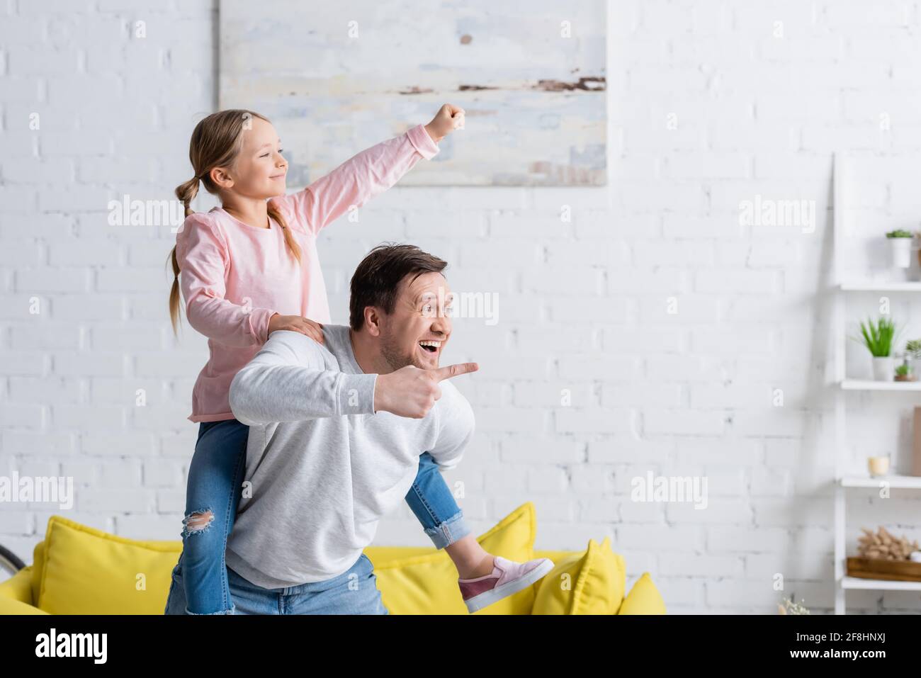 Parent pointing finger child hi-res stock photography and images - Alamy