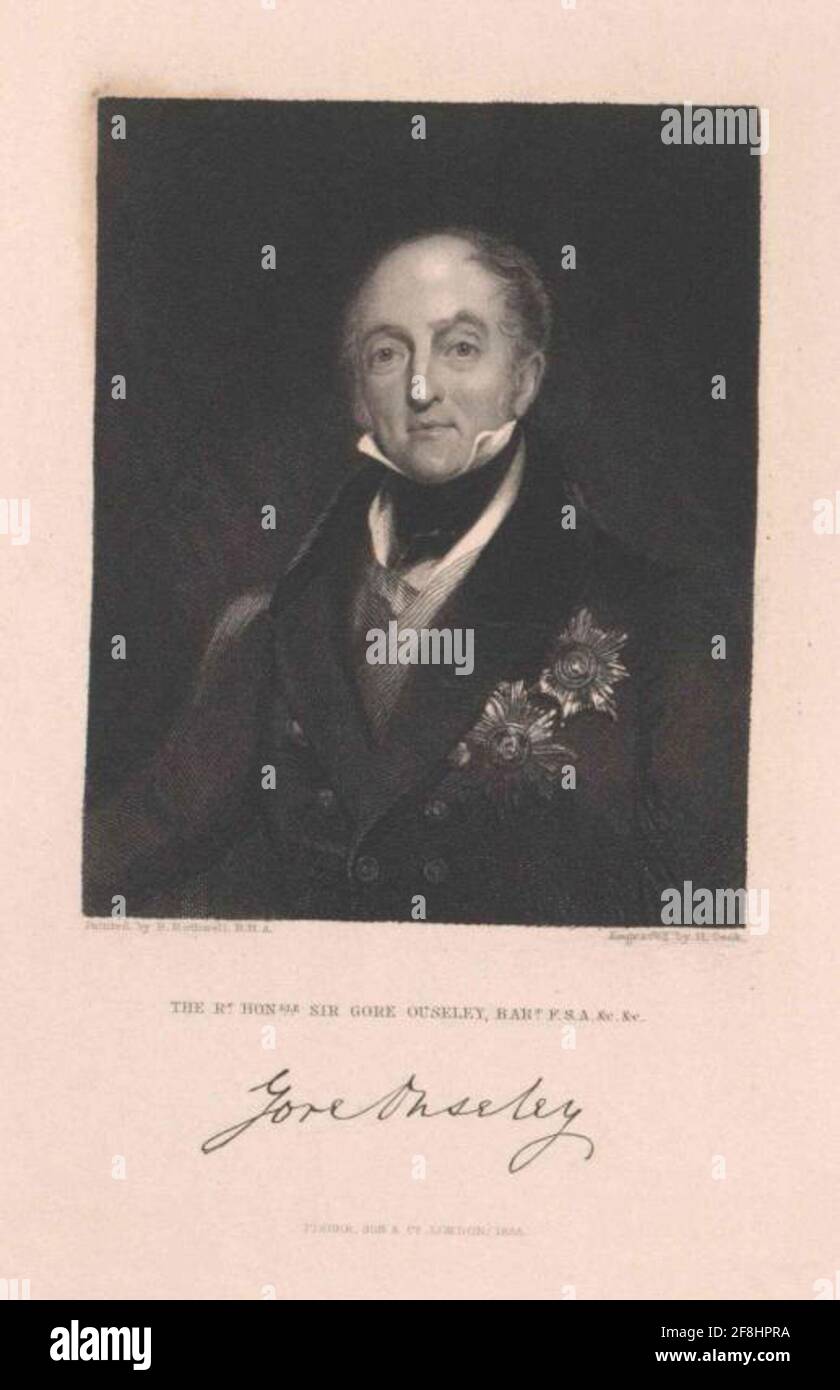 Ouseley, Sir Gore 1. baronet Stock Photo - Alamy