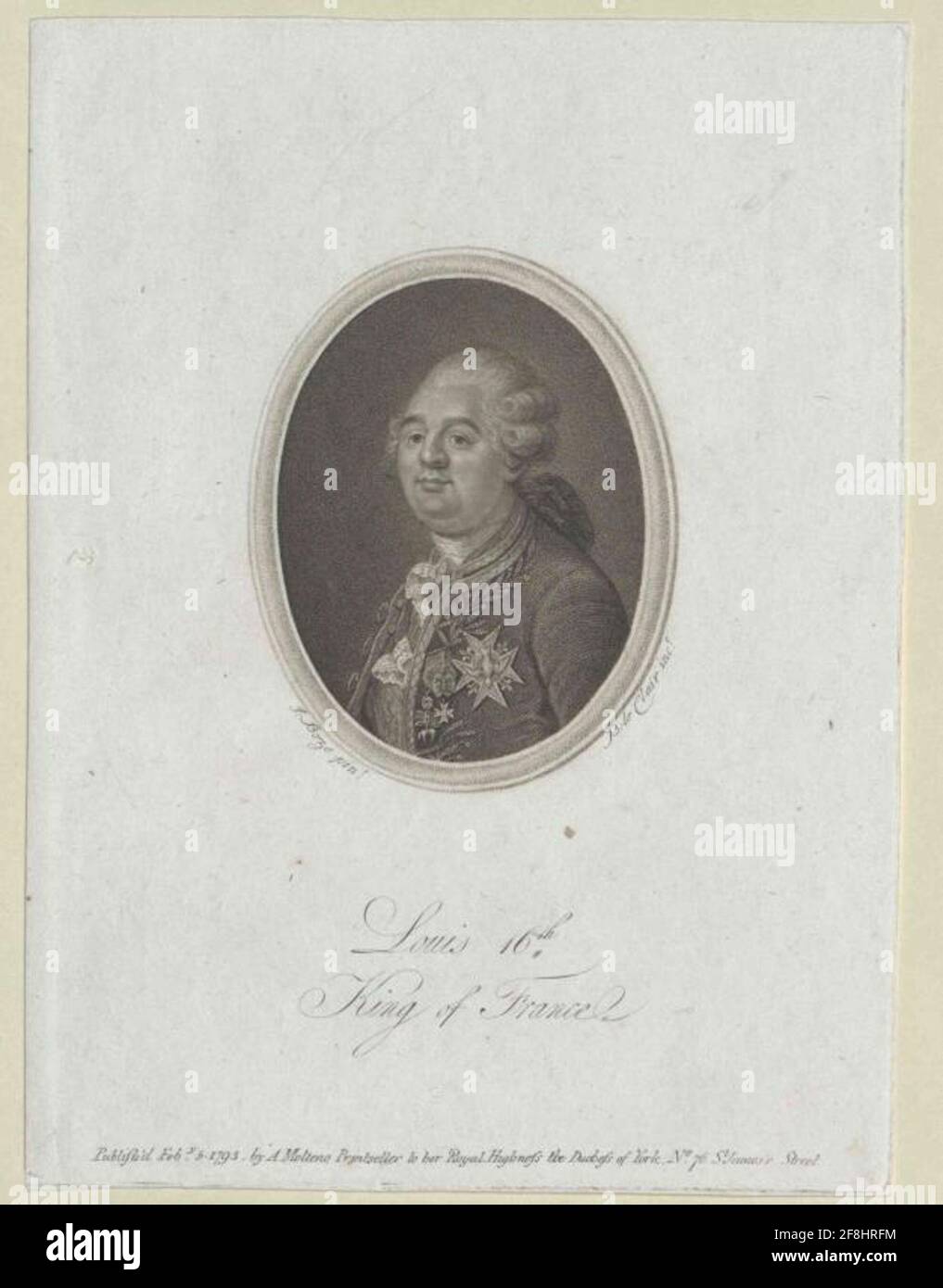 Ludwig XVI., King of France Stock Photo - Alamy