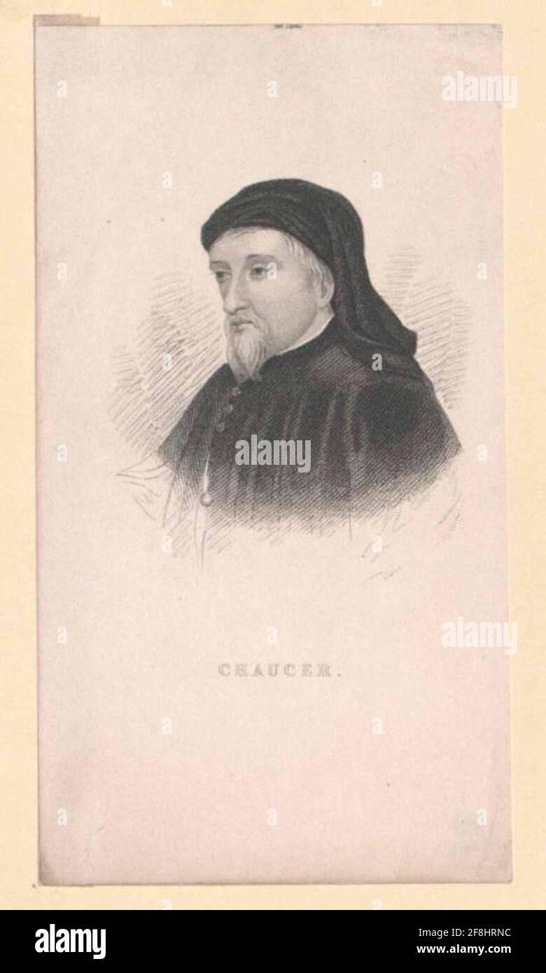 Medieval manuscript chaucer hi-res stock photography and images - Alamy