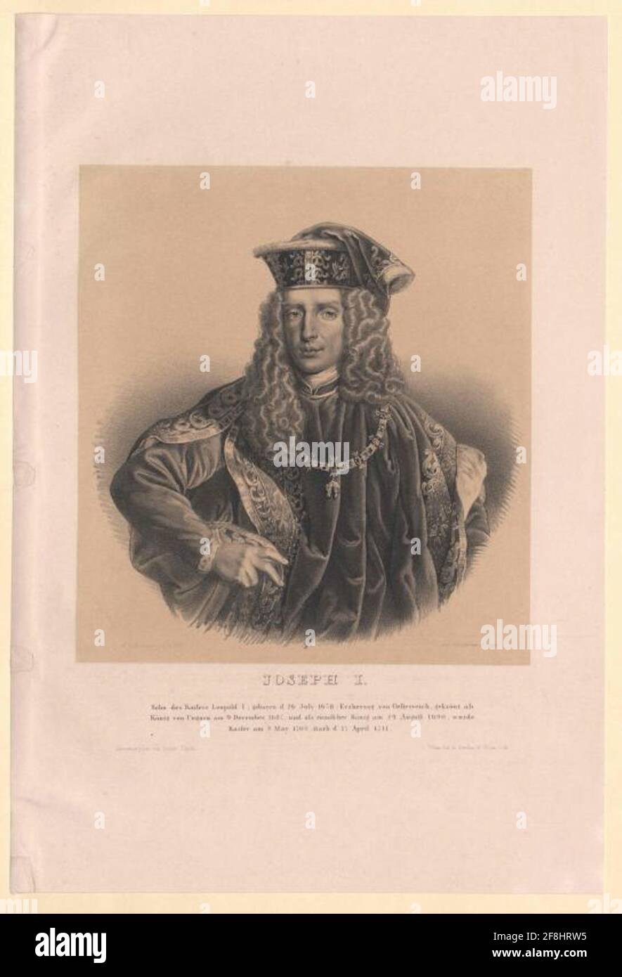 Josef I., Roman-German Kaiser Stock Photo - Alamy