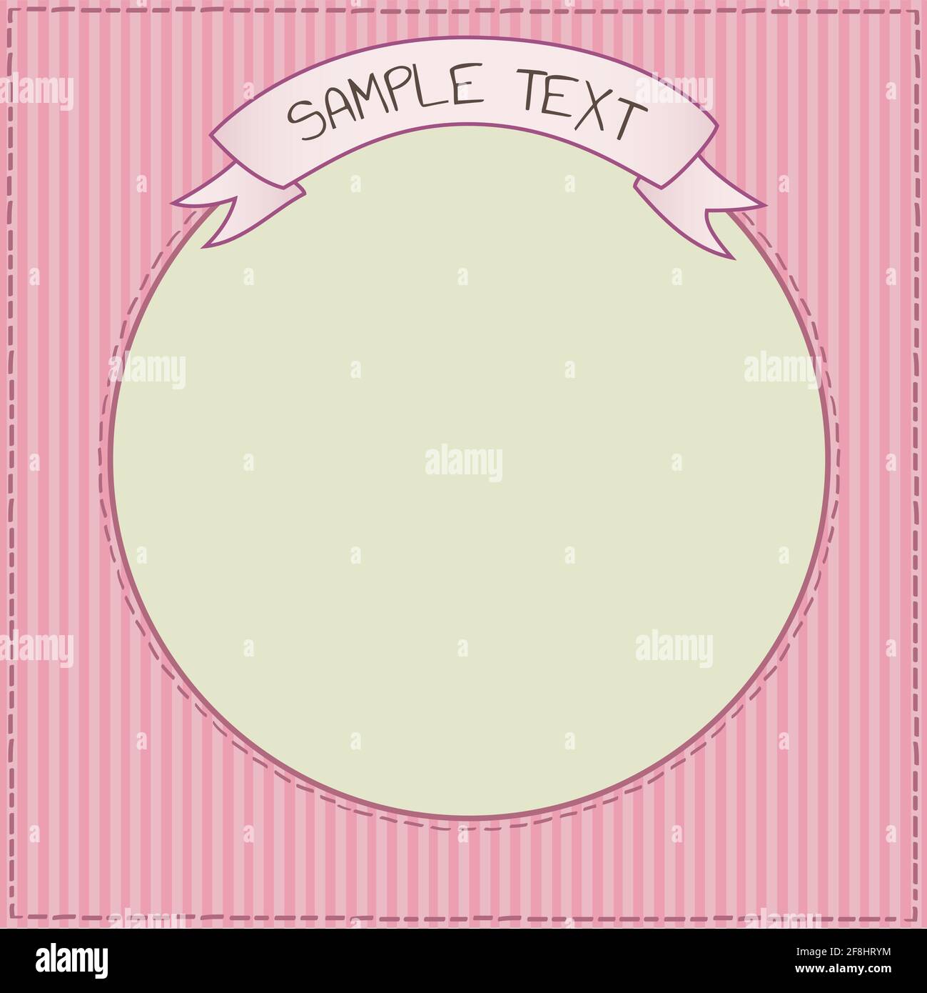 Stitched border Stock Vector Images - Alamy