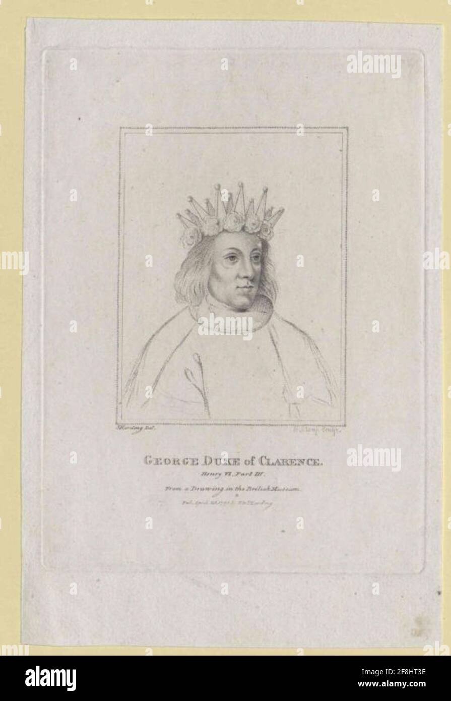 Georg, Prince of England Duke of Clarence Stock Photo - Alamy