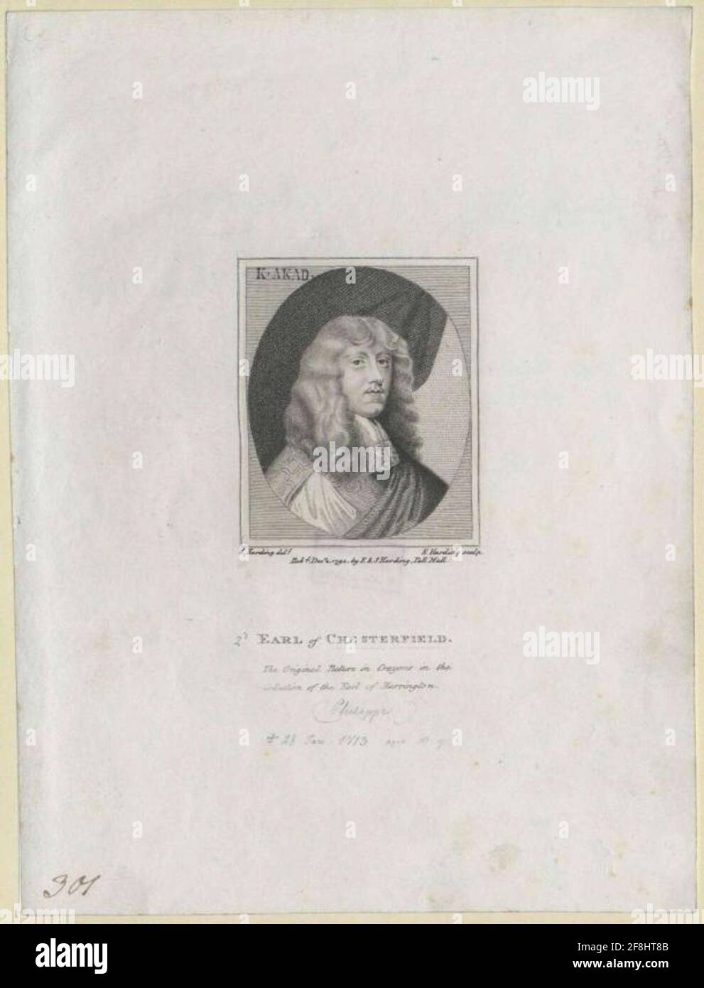 Stanhope, Philip Earl of Chesterfield Stock Photo - Alamy