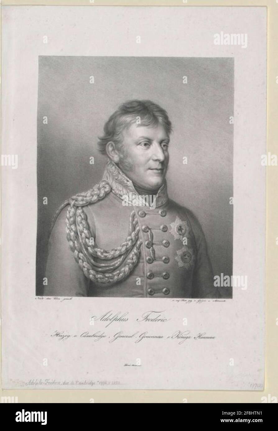 Adolf Friedrich, Duke of Cambridge Stock Photo - Alamy