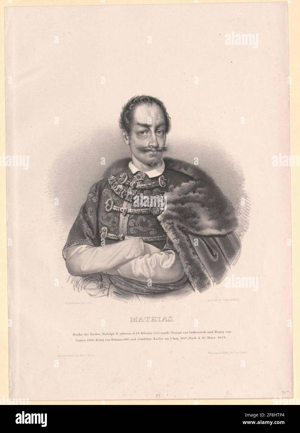 Matthias I., Roman-German Kaiser Stock Photo - Alamy