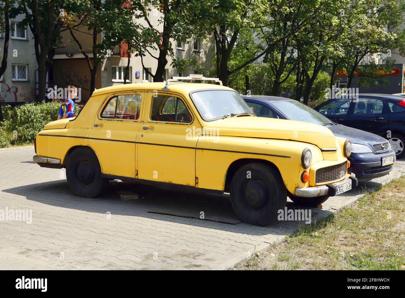 Poland, Warszawa car Stock Photo - Alamy