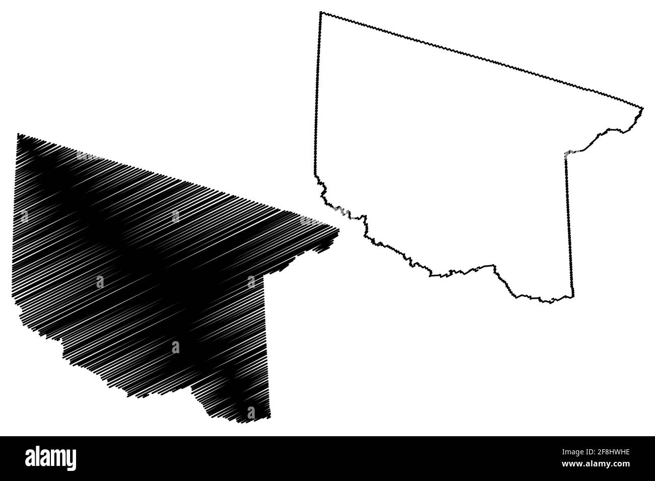 Map of nottoway hi-res stock photography and images - Alamy