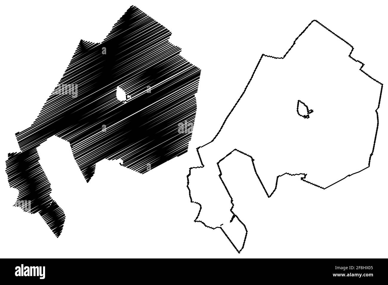 Map of manassas Stock Vector Images - Alamy