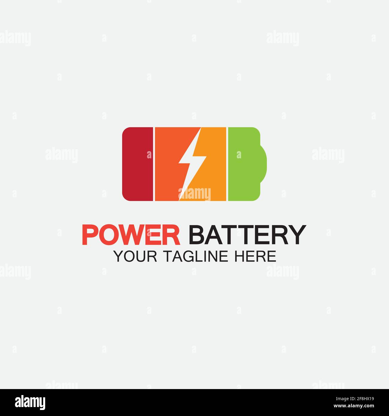 Power Battery Logo icon vector illustration Design Template.Battery ...