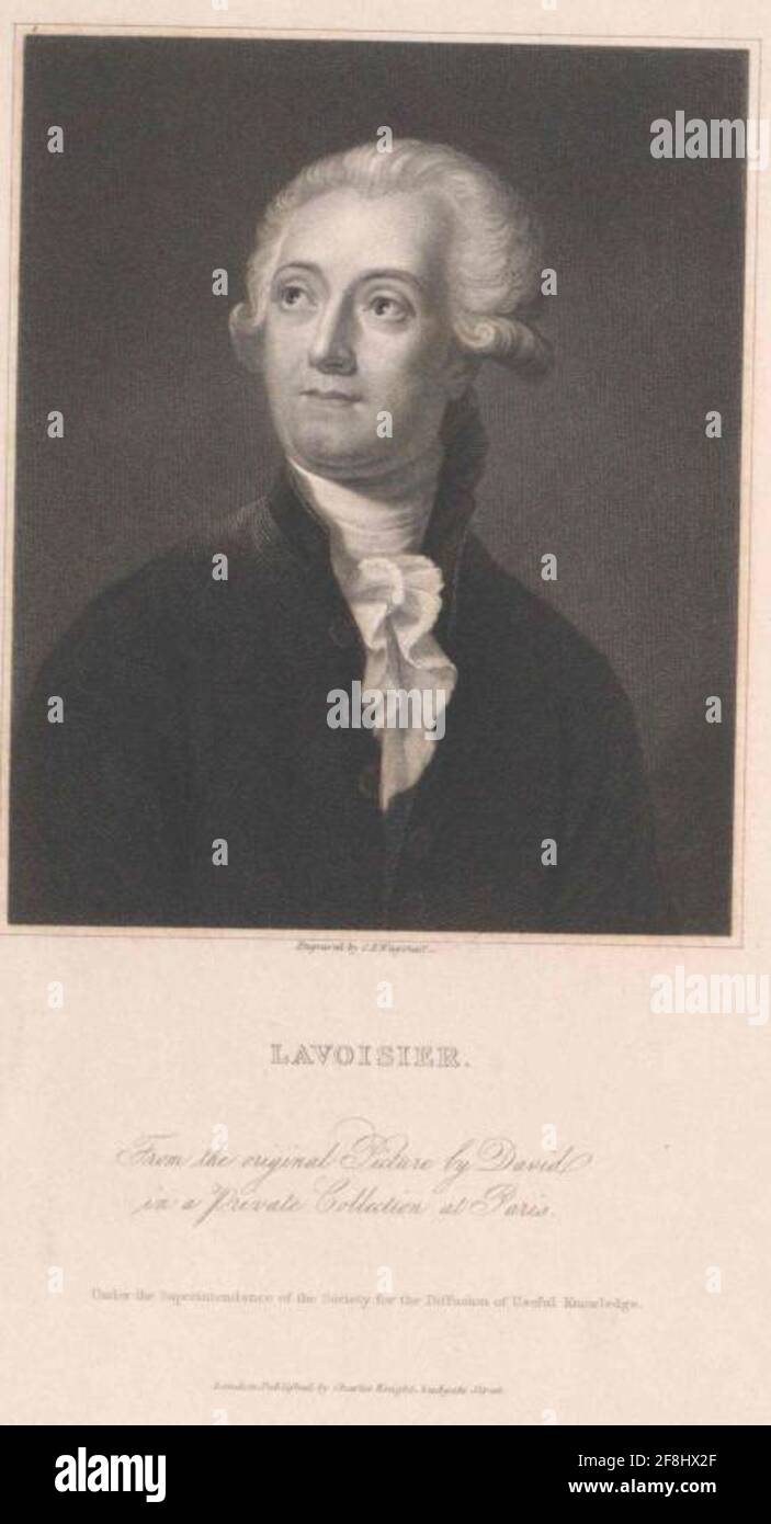 Lavoisier, Antoine Laurent Stock Photo - Alamy