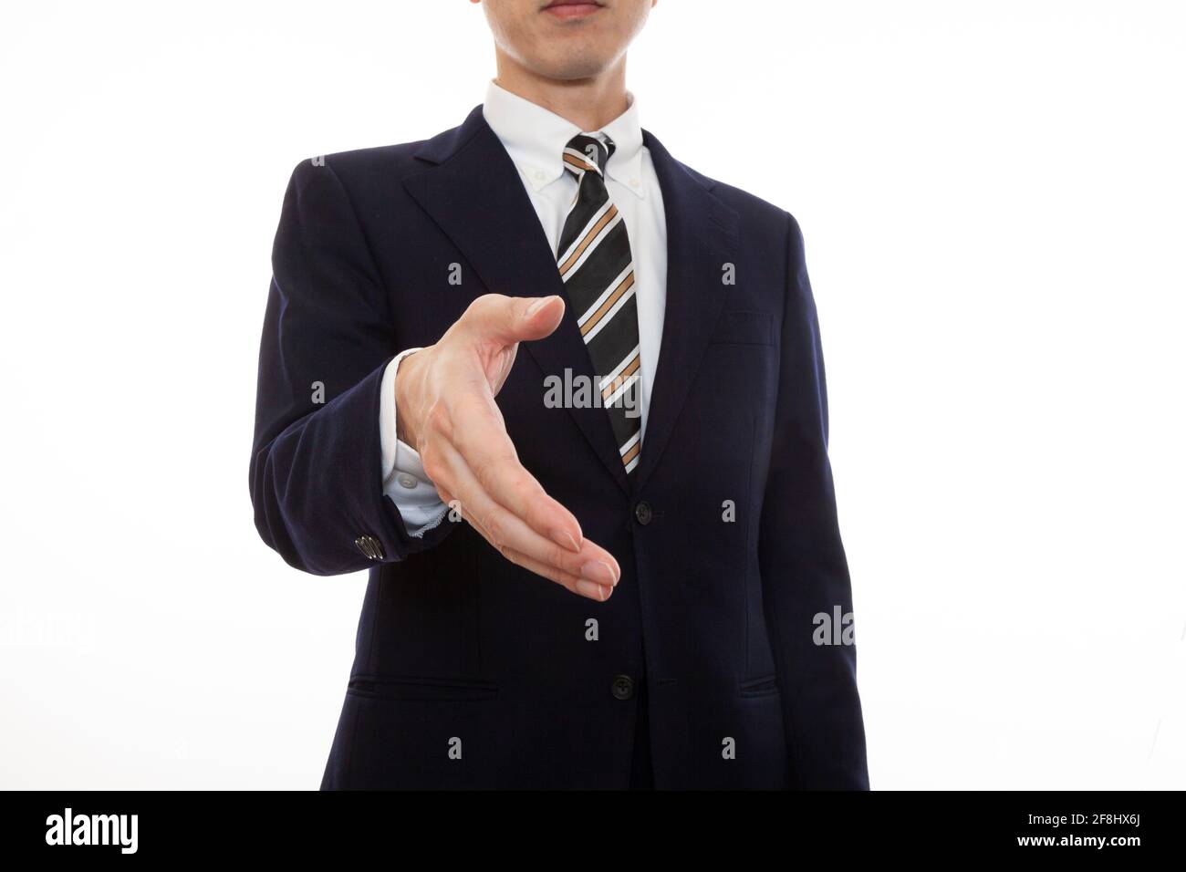 Farewell Greeting Handshake Shake Hands High Resolution Stock ...