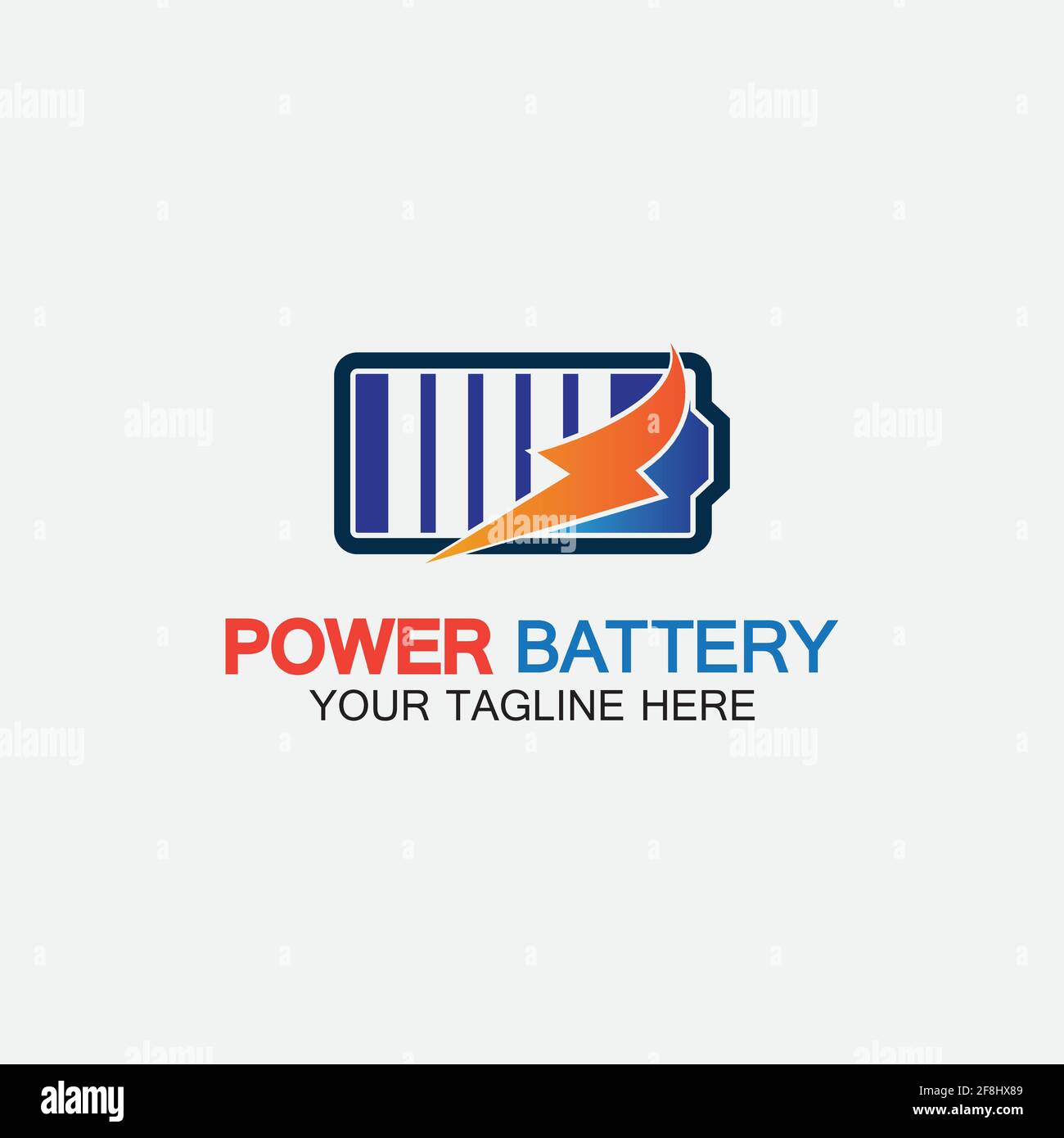 Power Battery Logo icon vector illustration Design Template.Battery ...
