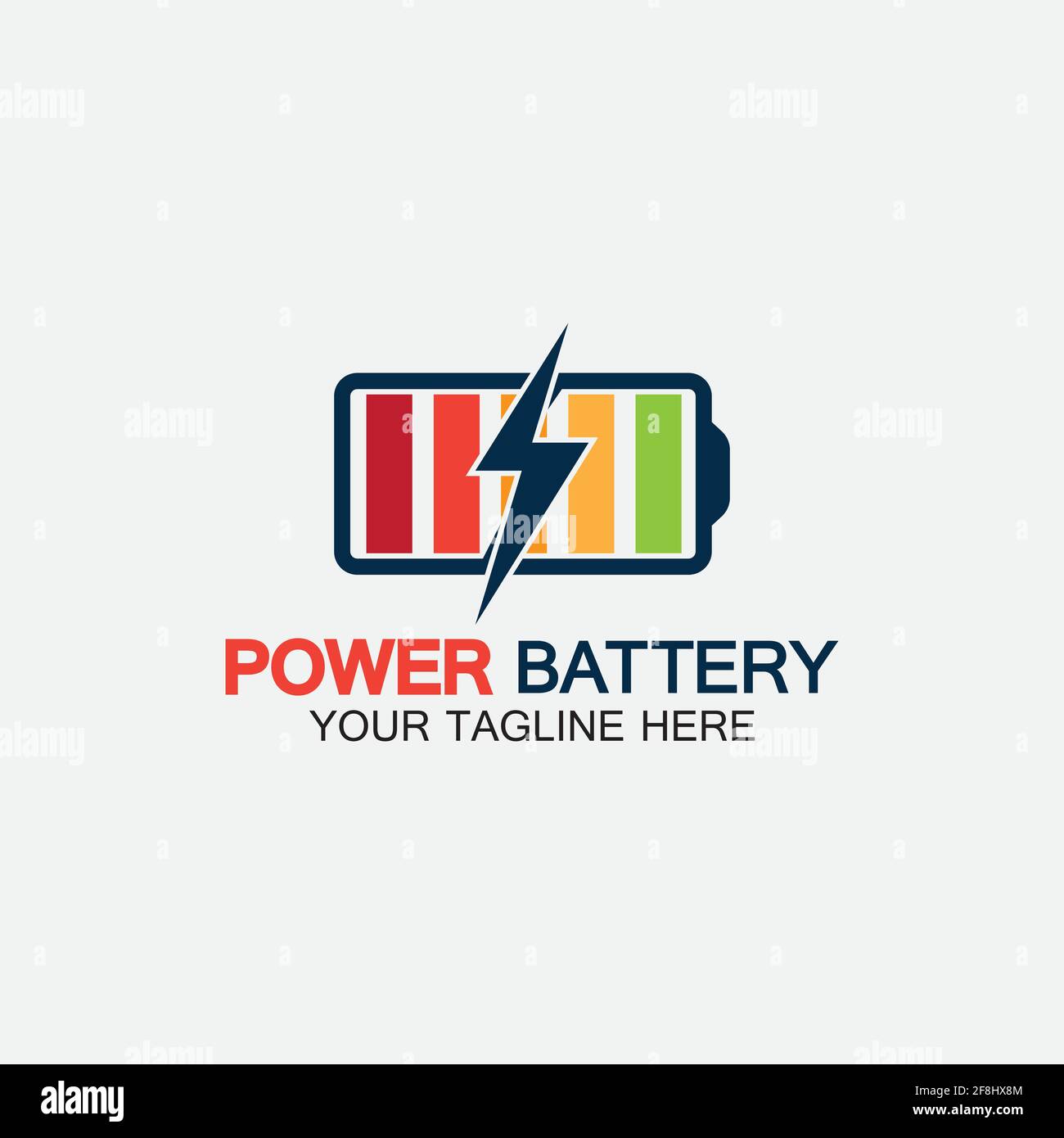 Power Battery Logo icon vector illustration Design Template.Battery ...