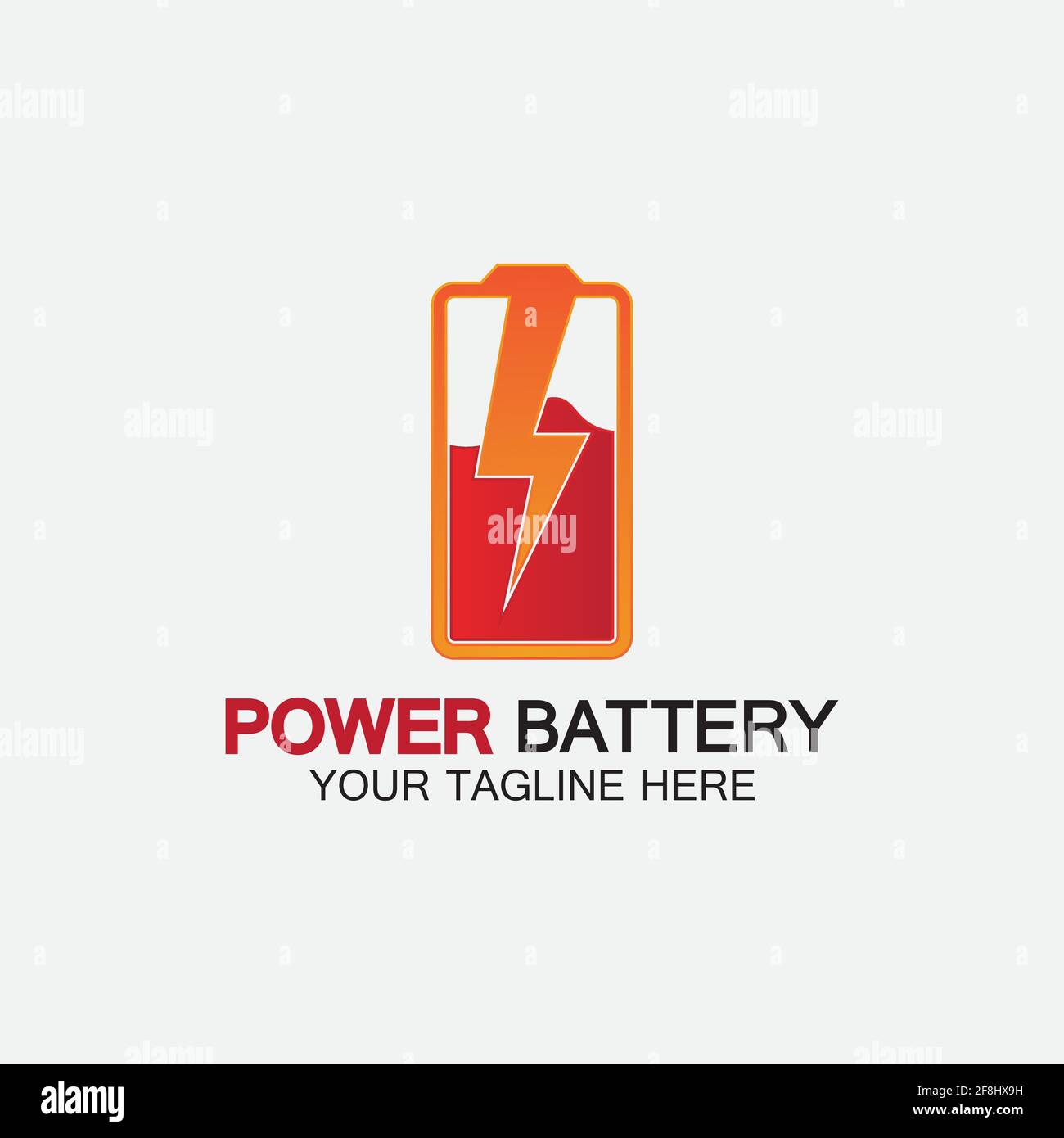 Power Battery Logo icon vector illustration Design Template.Battery ...
