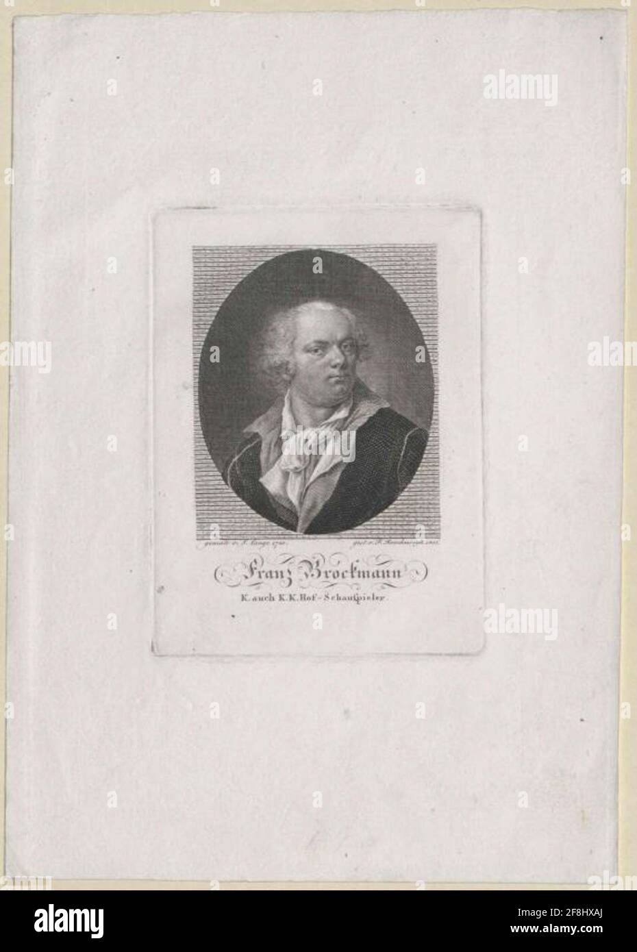 Brockmann, Franz Karl Stock Photo - Alamy