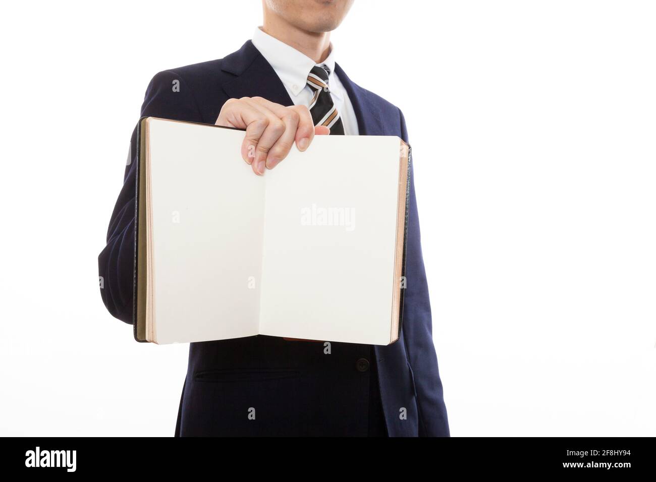 Man opens notebook hi-res stock photography and images - Alamy