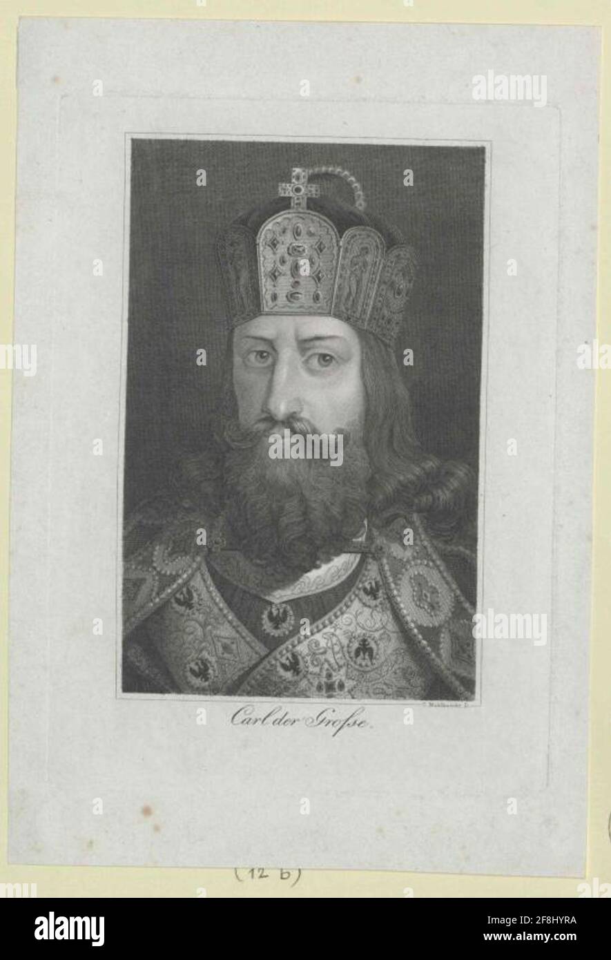 Karl I, the big, Roman emperor Stock Photo - Alamy