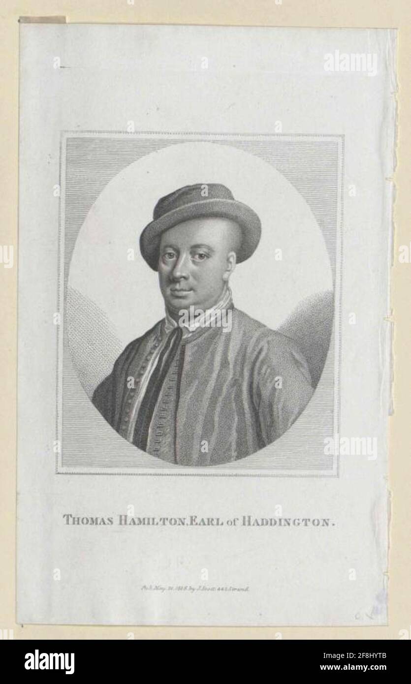 Hamilton, Thomas Earl of Haddington Stock Photo - Alamy
