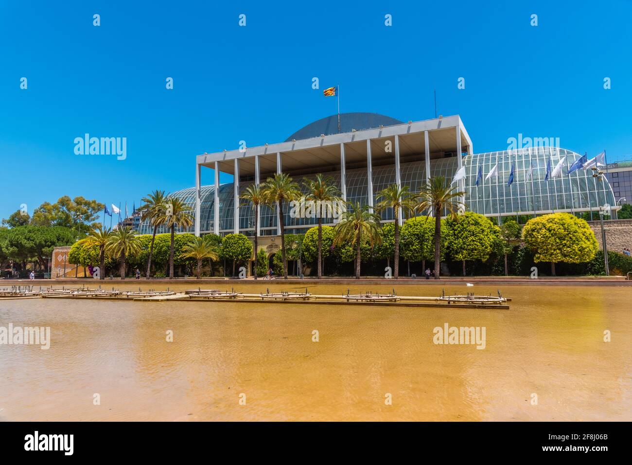 Palau de la Musica Valenciana concert hall in Valencia, Spain Stock ...