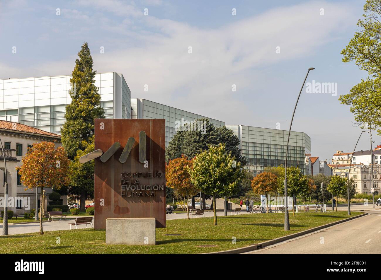 BURGOS, SPAIN - April 9, 2021: Museum of Human Evolution Complex in ...