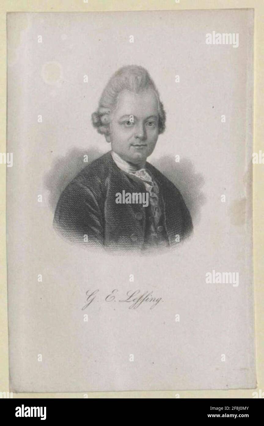 Lessing, Gotthold Ephraim Maler: Graff, Anton (1736 Stock Photo - Alamy