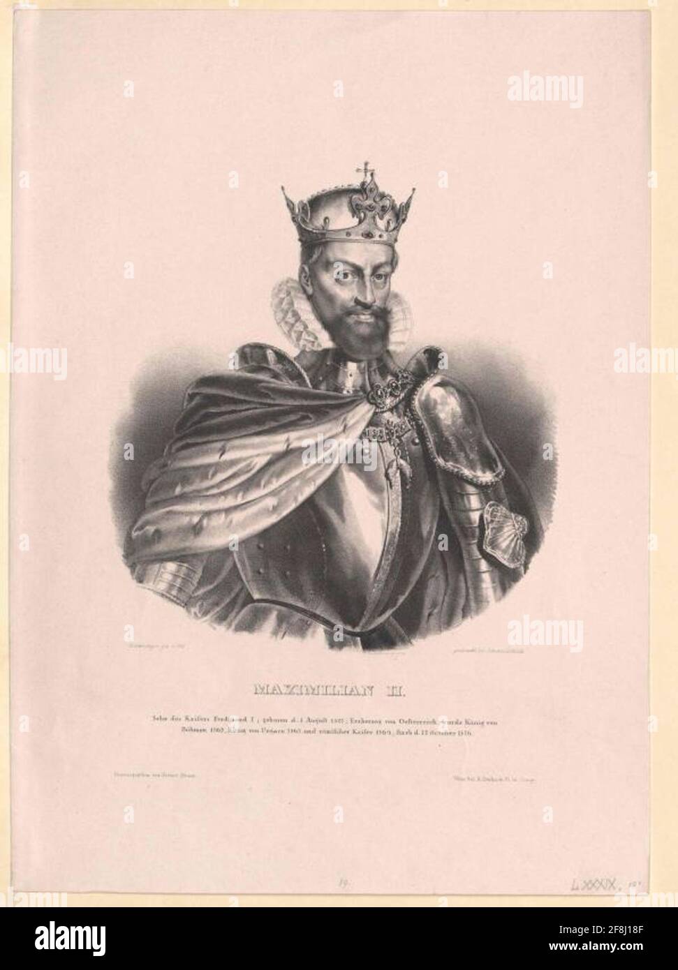 Maximilian II., Roman-German Emperor Stock Photo - Alamy