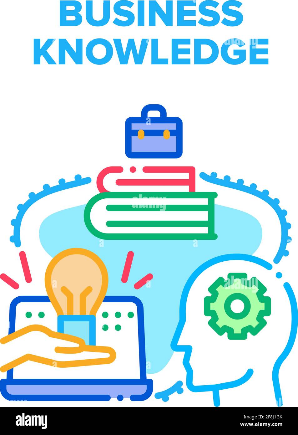 Business Knowledge Study Vector Concept Color Stock Vector Image & Art ...