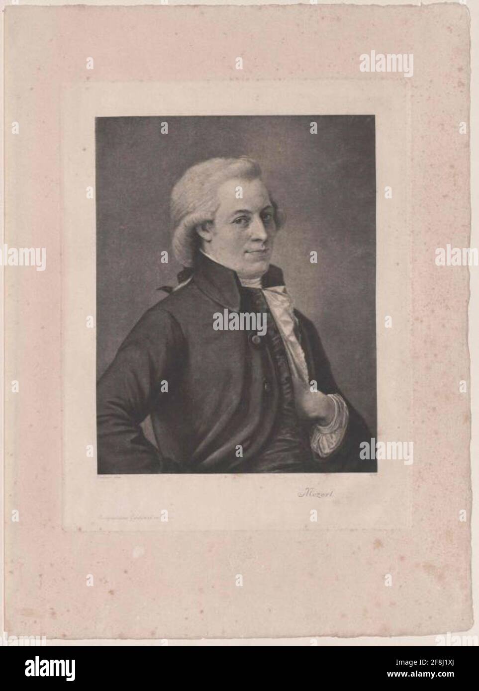 Mozart, Wolfgang Amadeus Portrait Wolfgang Amadeus Mozart (1756-1791 Stock Photo - Alamy