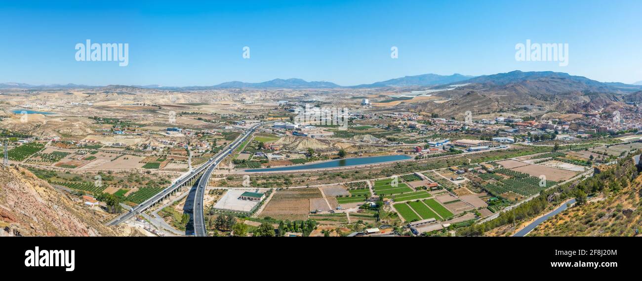 Rural landscape of lorca in spain Stock Photo - Alamy