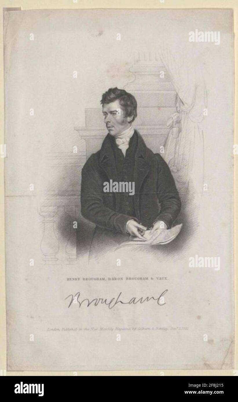 Lord brougham and vaux hi-res stock photography and images - Alamy