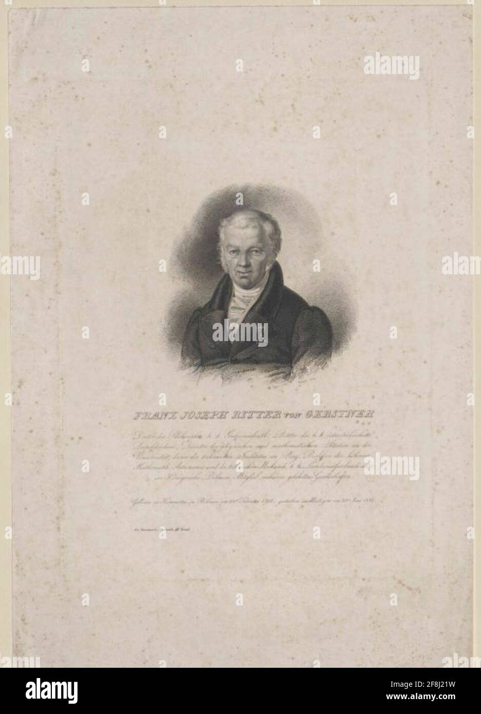 Franz josef gerstner hi-res stock photography and images - Alamy