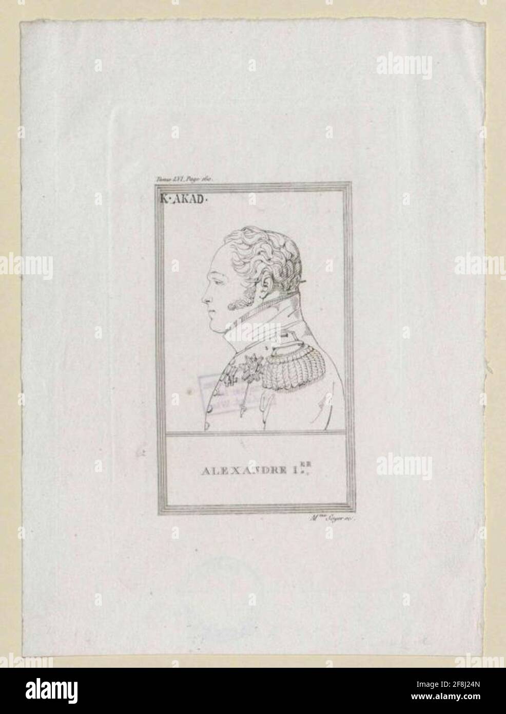 Alexander I, Kaiser of Russia Stock Photo - Alamy