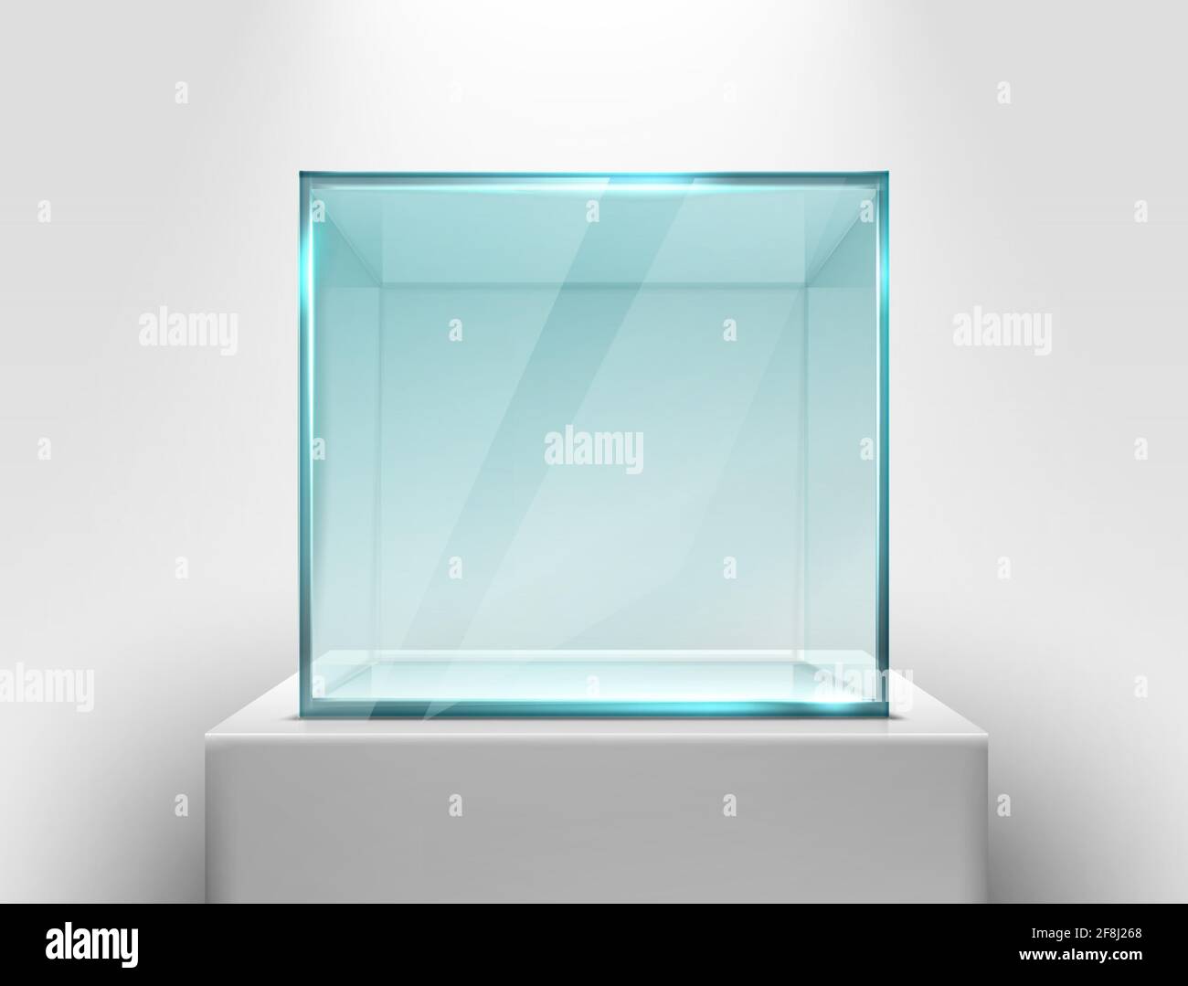 Refraction light by a glass block Stock Vector Images - Alamy