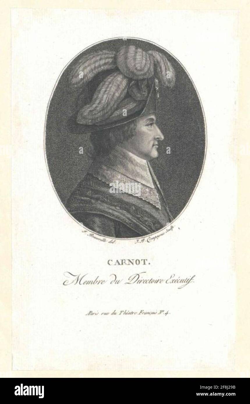 Carnot, Lazare Nicolas Marguerite Comte Radierer: Company, Jean ...