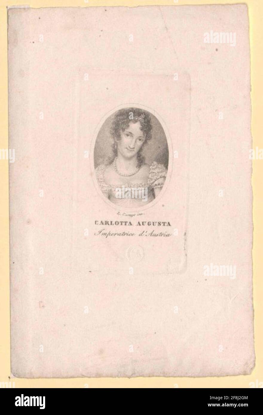 Karoline, Princess of Bavaria (1792-1873 Stock Photo - Alamy