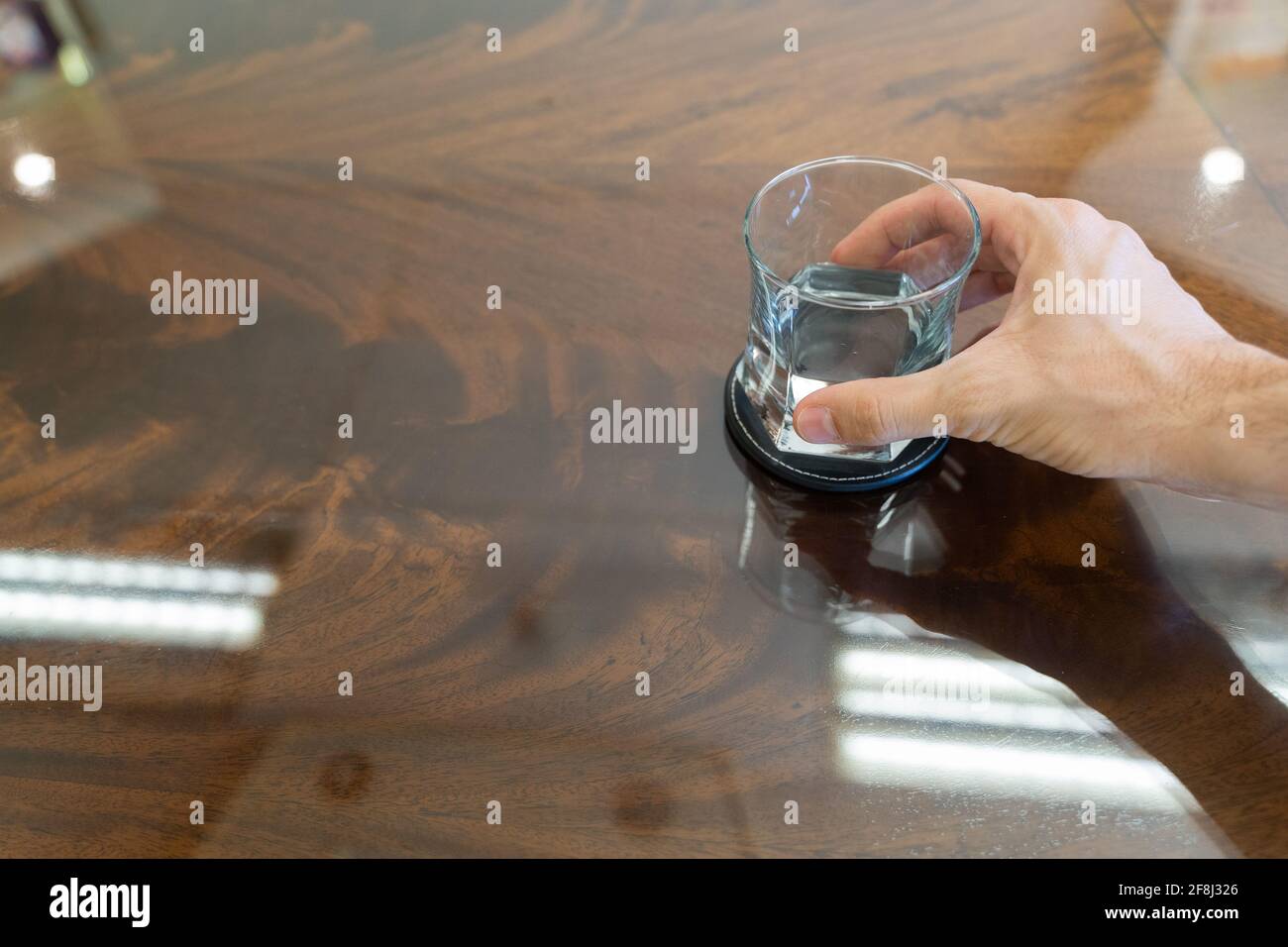 Glass on coaster hi-res stock photography and images - Alamy