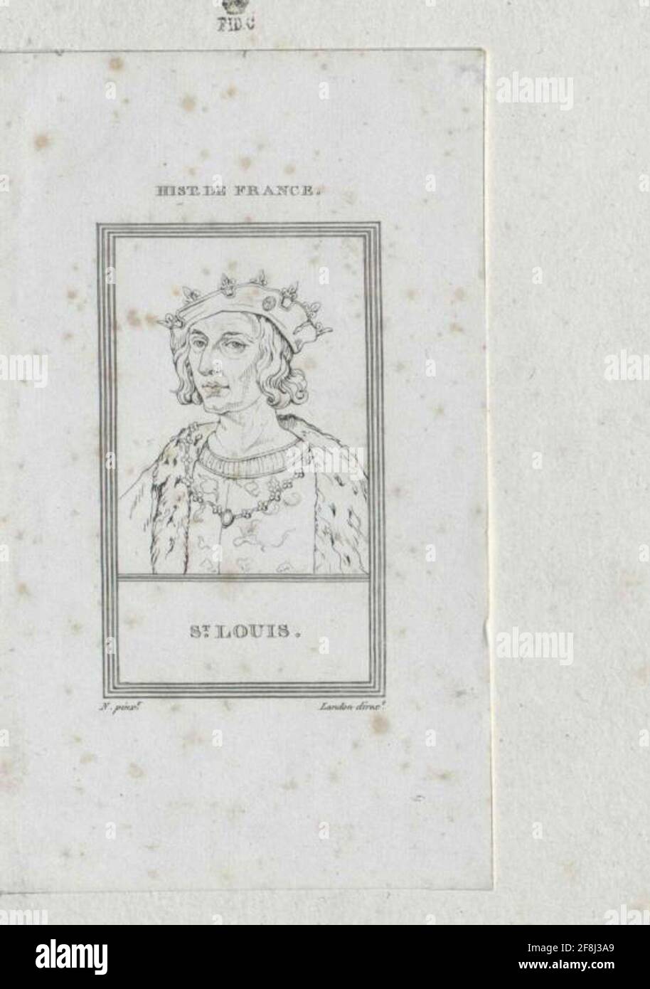 Ludwig Ix., King of France, Saint Stock Photo - Alamy