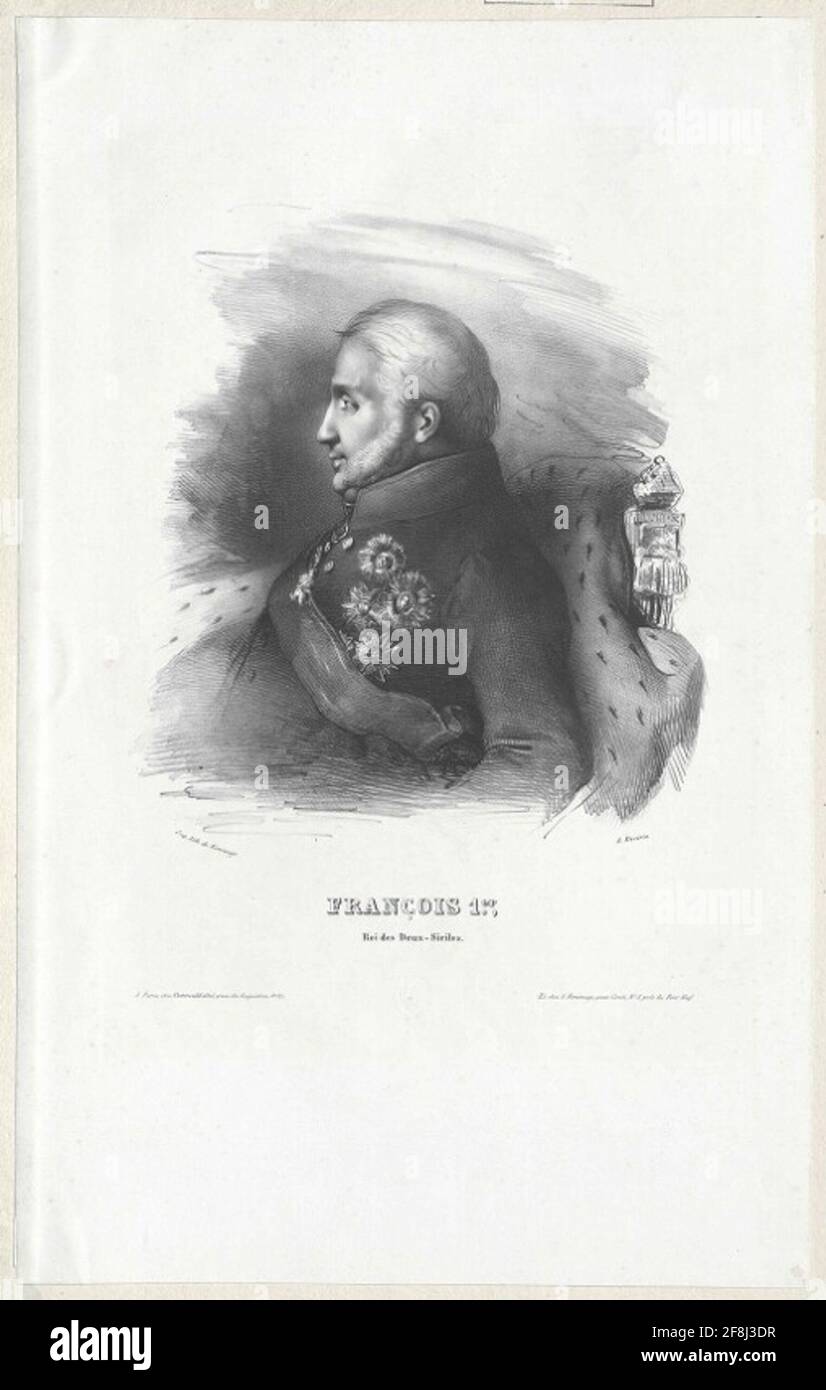 Franz I, King of both Sicily Stock Photo - Alamy