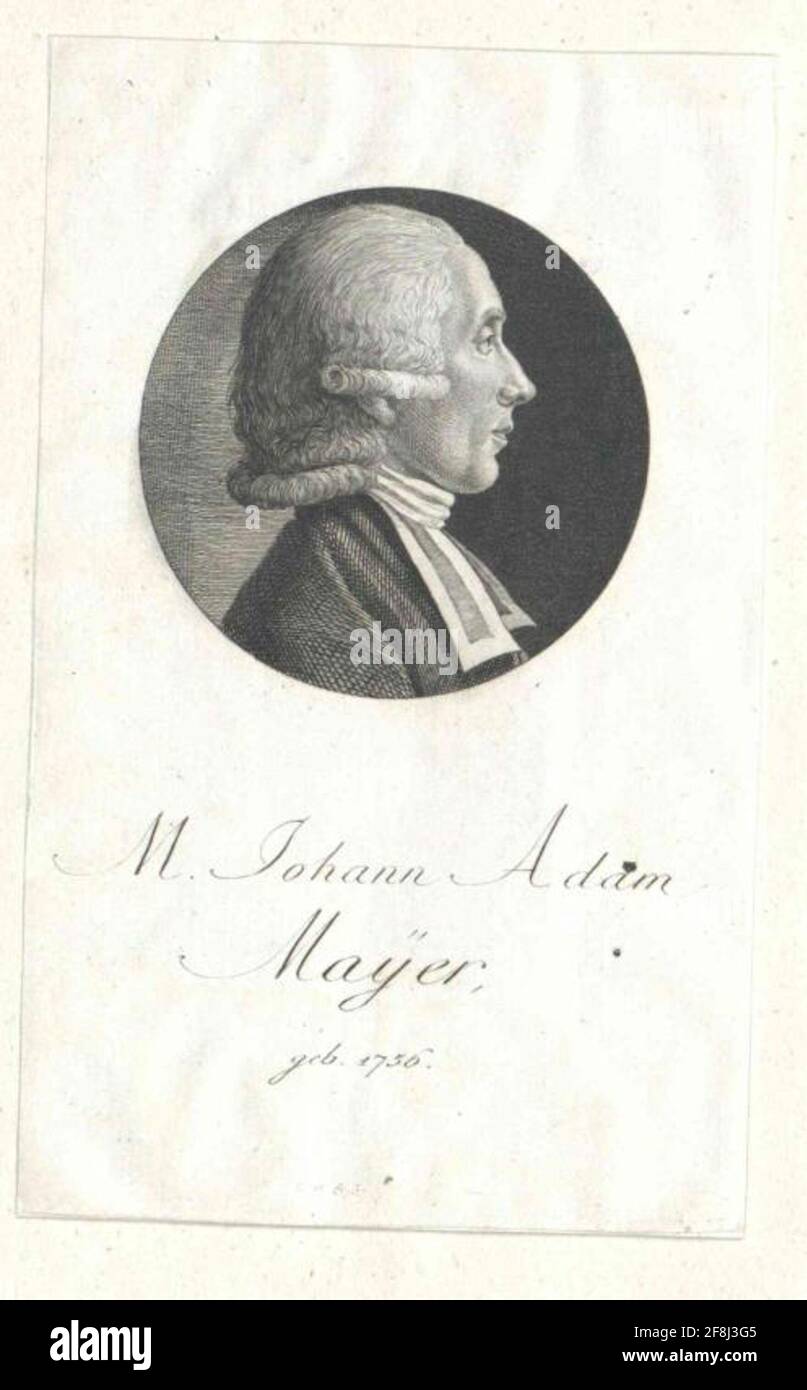 Mayer, Johann Adam Stock Photo - Alamy