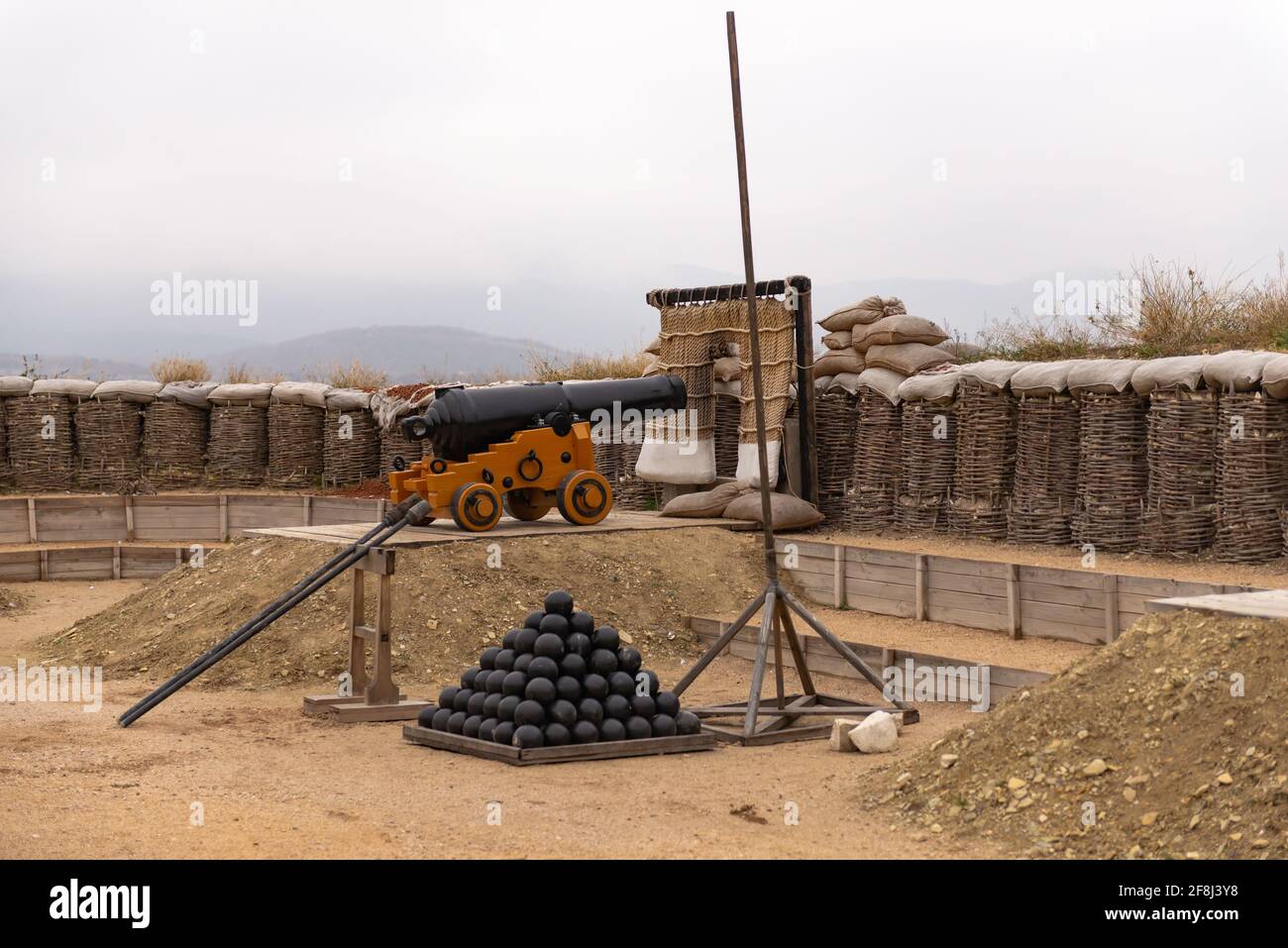 Field artillery positions hi-res stock photography and images - Alamy