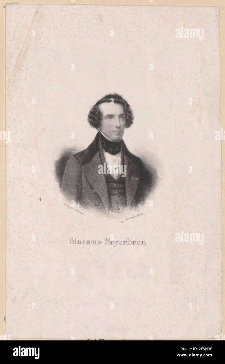 Meyerbeer, Giacomo Stock Photo - Alamy
