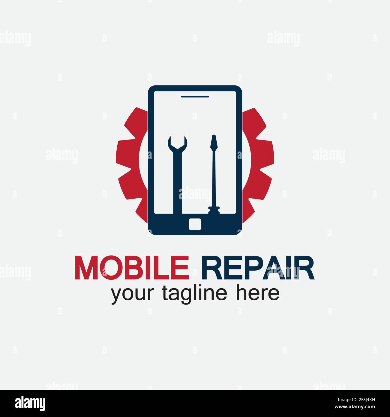 Simple Mobile Logo Vector
