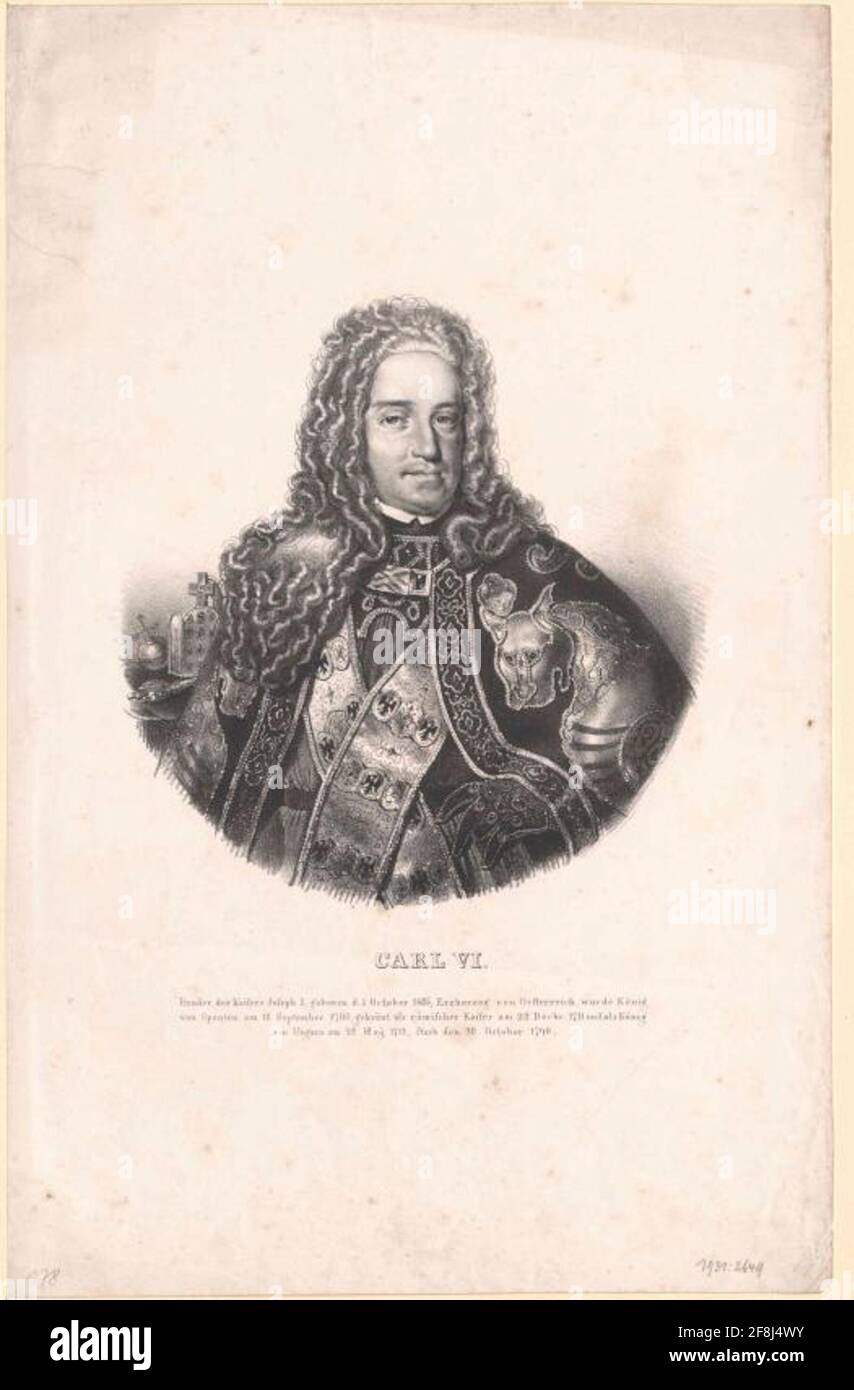 Karl VI., Roman-German Kaiser Stock Photo - Alamy