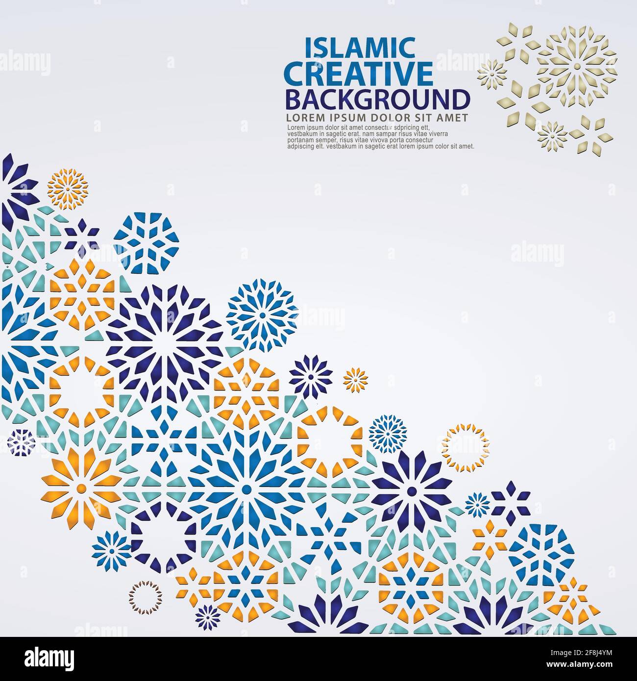 Islamic Background With Colourful Mosaic Stock Vector Image & Art - Alamy