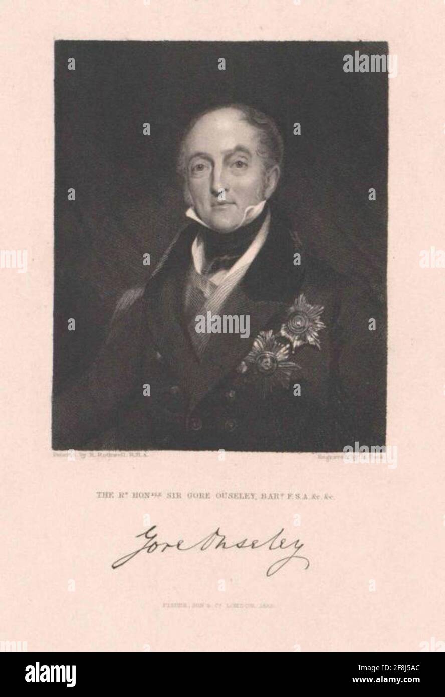 Ouseley, Sir Gore 1. baronet Stock Photo - Alamy