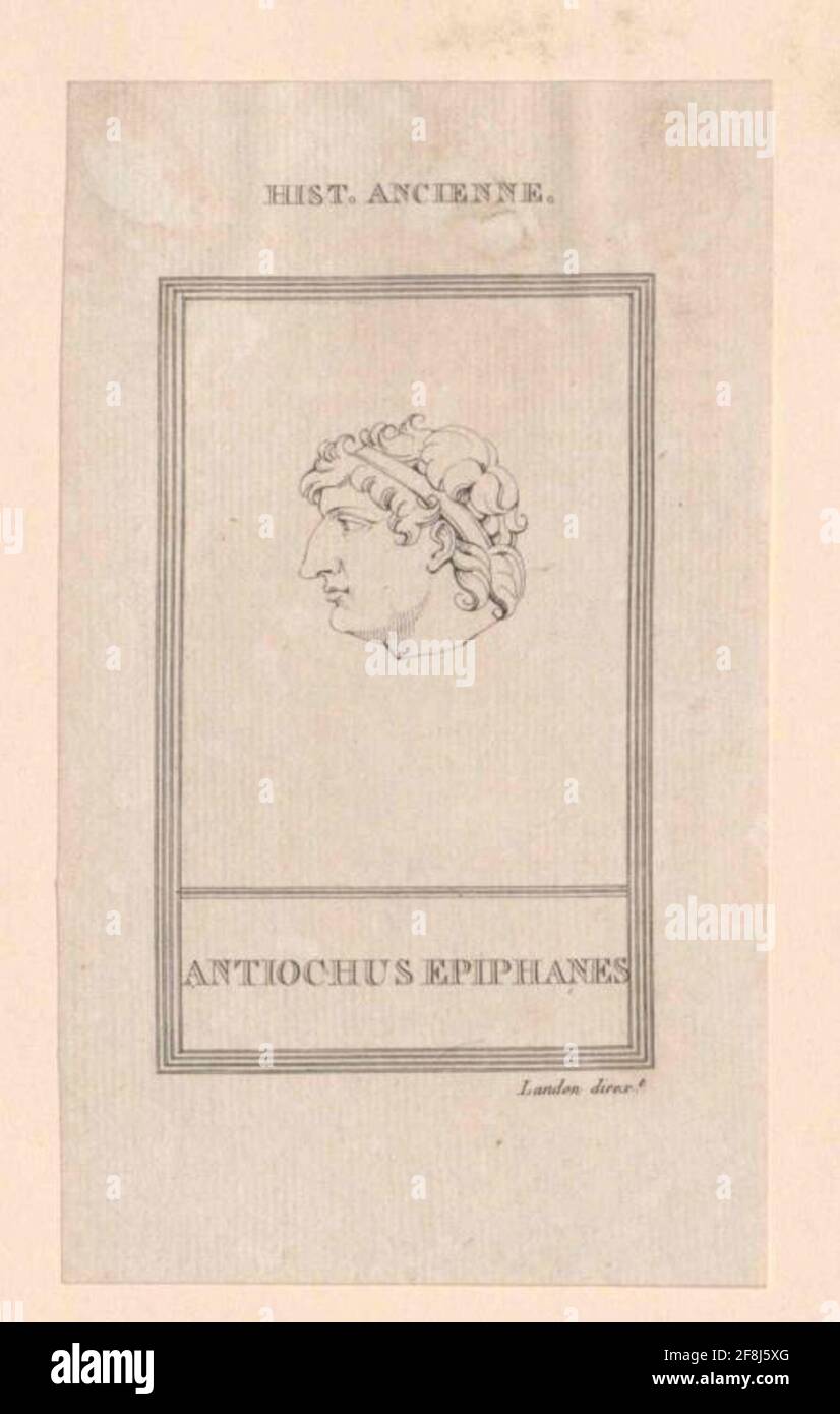 Antiochus IV. Epiphanes, King of Syria Stock Photo - Alamy